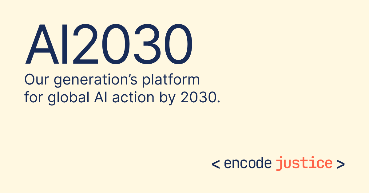 Mireia - AI 2030 | Encode Justice